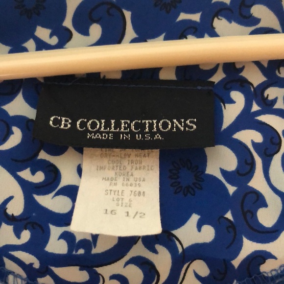 CB Collections | Tops | Cb Collection Silky Womens Blouse | Poshmark